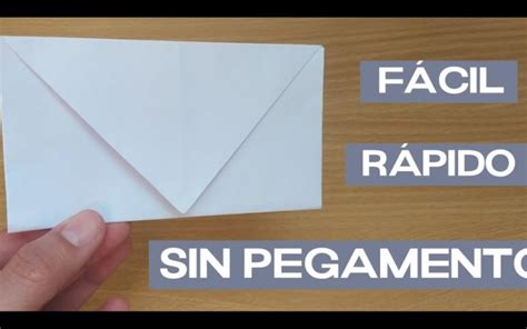Crea Un Sobre Con Un Folio Rápido Y Sencillo En Pocos Pasos