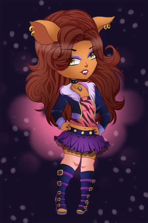 Clawdeen Wolf Chibi By Melissa Disney99 On Deviantart