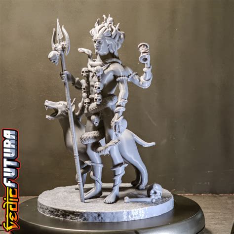 3d Printable Bhairavaguardian Of Eight Directions Of The Universe