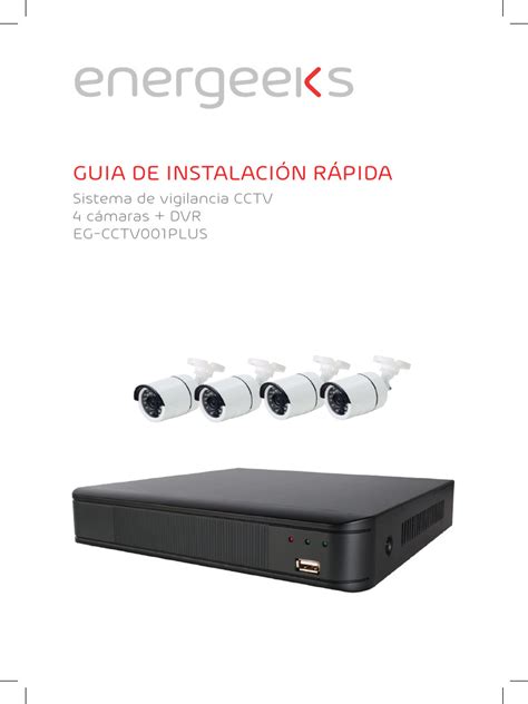 Manual Sistema De Vigilancia Cctv 4cam Eg Cctv001plus Pdf Grabadora