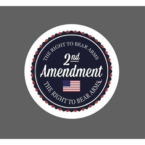2nd Amendment Sticker Usa — Stickerdynasty
