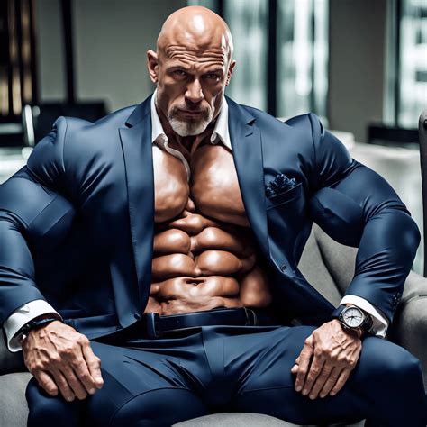Bodybuilder In A Suit By Alphard74 On Deviantart