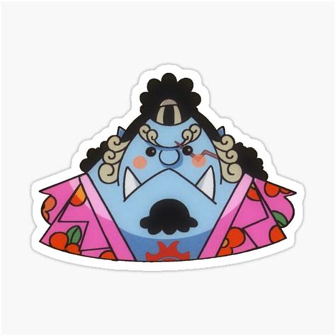 Chibi Jinbei Straw Hat Mugiwara Stickers Sticker By Amanomoon Redbubble