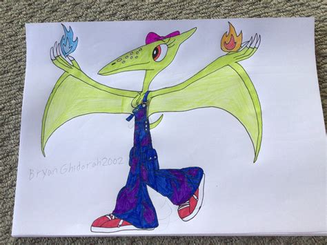 Girls In Overalls And Shoes Tiny Pteranodon By Bryanghidorah2002 On Deviantart