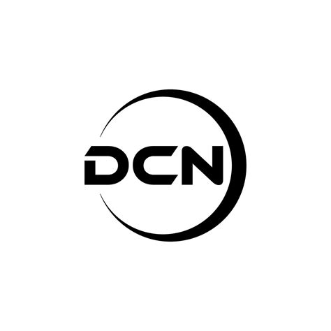 Dcn Letter Logo Design In Illustration Vector Logo Calligraphy