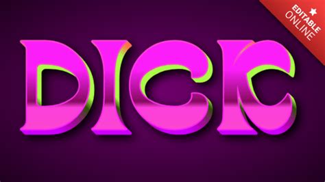 Dick Trippy Hippie Psychedelic Text Effect Generator