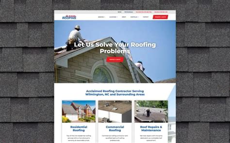 Custom Roofing Website For Excel Roofing