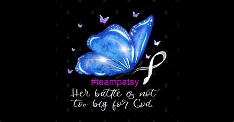 Team Patsy Cancer Awareness Sticker Teepublic