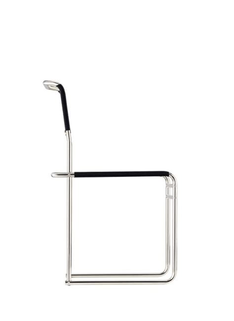 B40 Chair With Bauhaus Harness Tecta Tecta B40 Schwarz