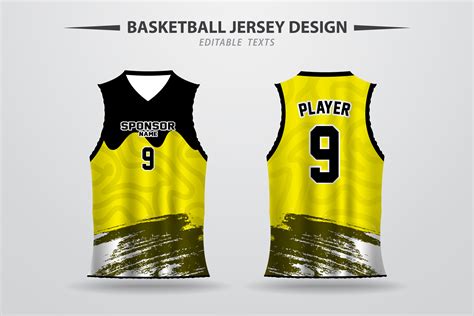 Basketball Jersey Design For Printing Gráfico Por Vector Graph