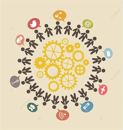 Communication Office Team Communication Vector Office Team