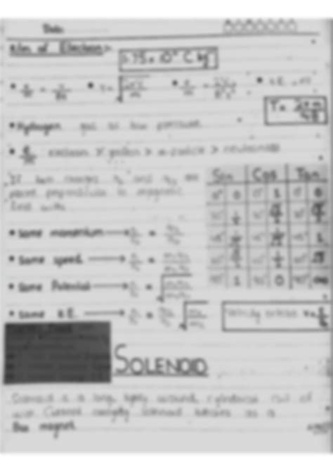 Solution Electromagnetism Full Explained Physics Notes Megnetic Force Imperes Law Full