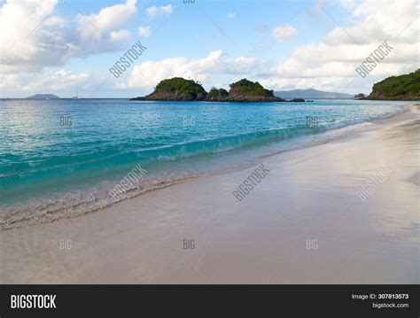 Trunk Bay Beach Sunset Image And Photo Free Trial Bigstock