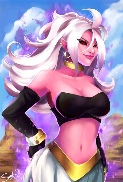 Android 21 From Dragon Ball Fighterz By Forthyfathoms Looks So Sassy