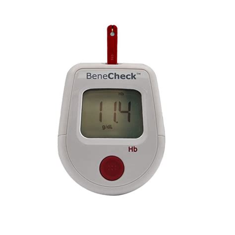 Hemoglobin Test Meter Kit With 25 Test Strips Anemia Monitor For Accurate Results Buy Now