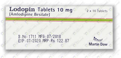Lodopin 10mg Tab Dawa Healthcare