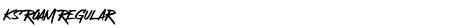 Ks Roam Font Webfont And Desktop Myfonts