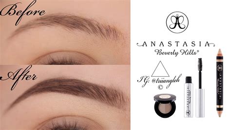 Natural Looking Eyebrow Tutorial Using Anastasia Beverly Hills Products