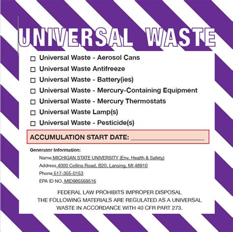 Aerosol Cans Environmental Health And Safety Michigan State University