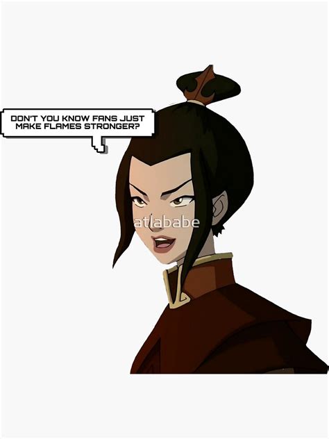 Azula Quote Sticker For Sale By Atlababe Redbubble