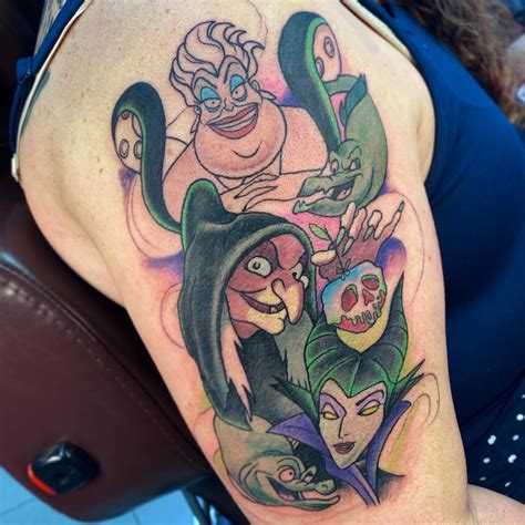 Disney Villain Tattoo Ideas At Lois Toussaint Blog