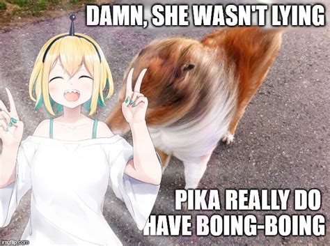 My Oshi Pika Really Does Have Boing Boing Pikamee Know Your Meme