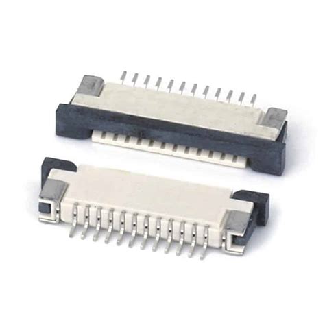 1mm Pitch Fpc Connector Zif Top Contact Smt Horizontal