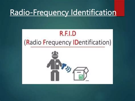 Radio Frequency Identification Pptpptx