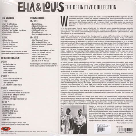 Ella Fitzgerald And Louis Armstrong The Definitive Collection Vinyl