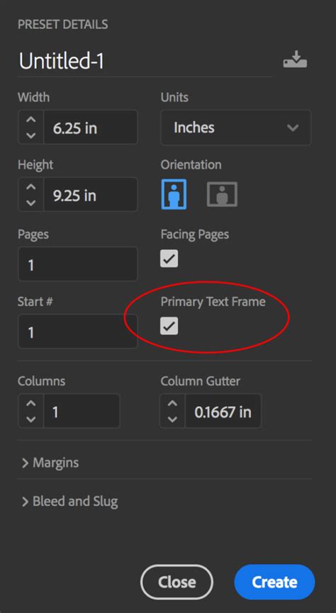 indesign basics primary text frames creativepro network
