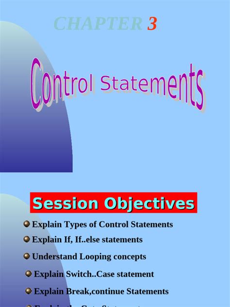 Types Of Control Statements Explained Pdf Control Flow Software