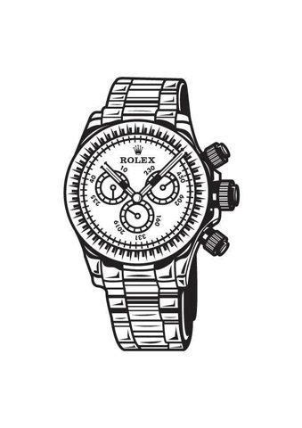 Rolex Coloring Pages