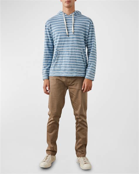 Rails Mens Striped Cotton Hoodie Neiman Marcus