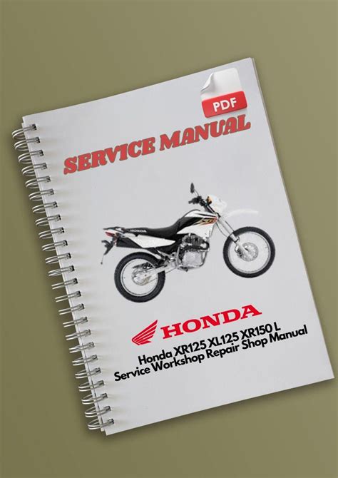 Honda Xr125 Xl125 Xr150 L Service Workshop Repair Shop Manual Etsy