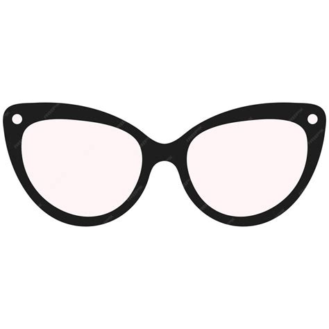 Premium Vector Sunglasses Flat Vector Illustration Isolated On White