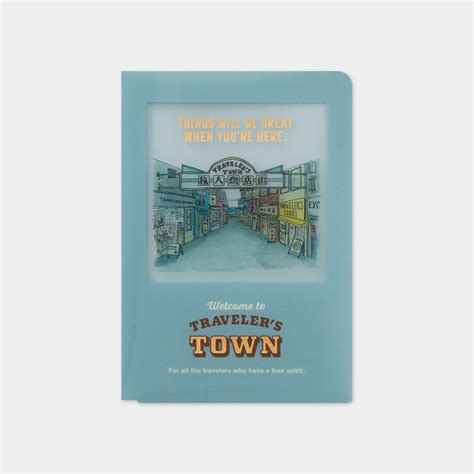 Travelers Notebook Passport Size Clear Folder 2024 14478 006