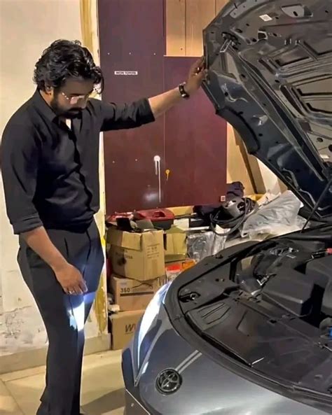 Samiur Rahman Sameer Actor Actorapurba Checking Out Supra Mk5 At