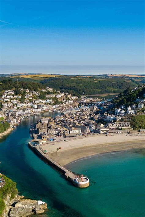 Looe Portrait Under License From Aerial Cornwall Great Scenic Railways