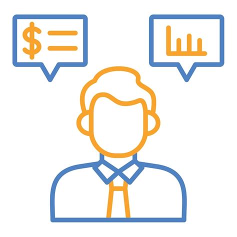 Premium Vector Financial Advisor Icon