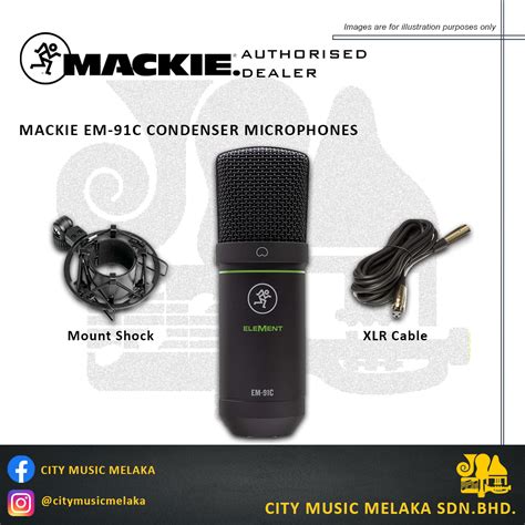 Mackie Em 91c Condenser Microphones City Music Melaka