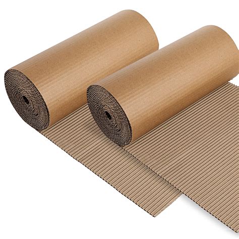 Cardboard Sheets 6 In X 12 Ft Single Face A Flute Corrugated Cardboard