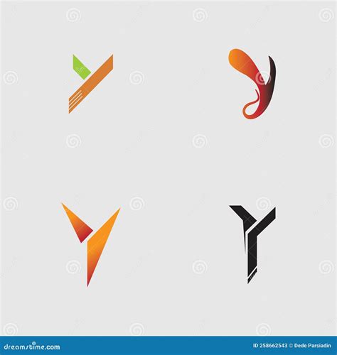Letter Y Logo Template Vector Icon Design Stock Vector Illustration