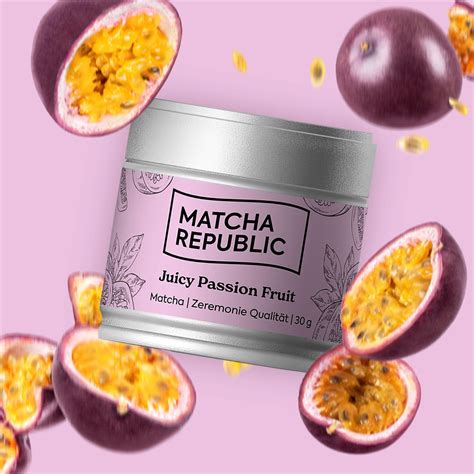 Matcha Tee Mit Passionfruit Geschmack Matcha Republic