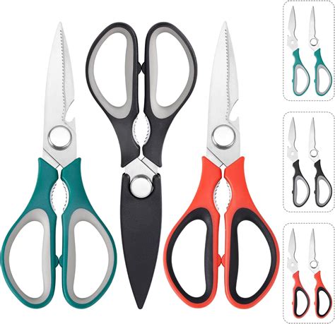 Kitchen Shears Scissors Ibayam 3 Color Stainless Steel