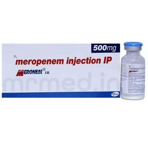 Meropenem Meronem 500mg Injection Merrem At ₹ 809vial Viral