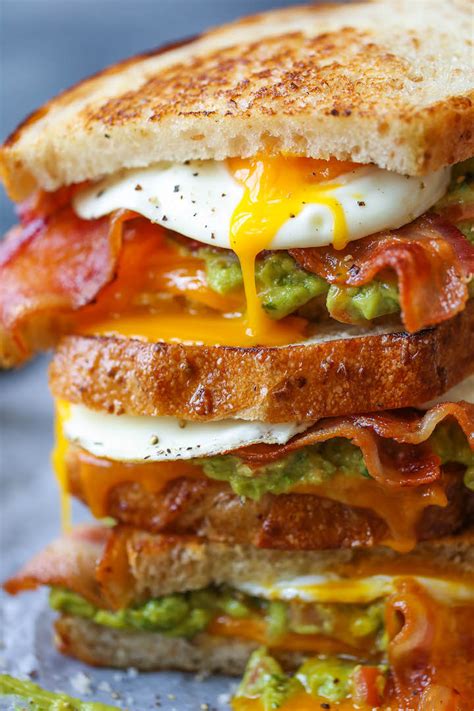 Fried Egg And Bacon Sandwich