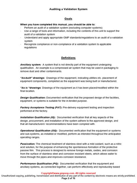 Audit 005 Auditing A Validation System Sample Pdf Verification And Validation