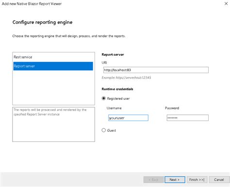 Embed Reporting In Native Blazor Applications