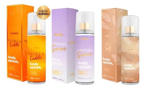Kit Body Splash Vanilla Cuddle Vanilla Soft E Lavanda Wepink Frete Grátis